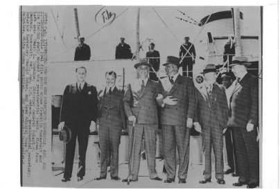 Harry Hopkins Onboard with FDR - USS Potomac